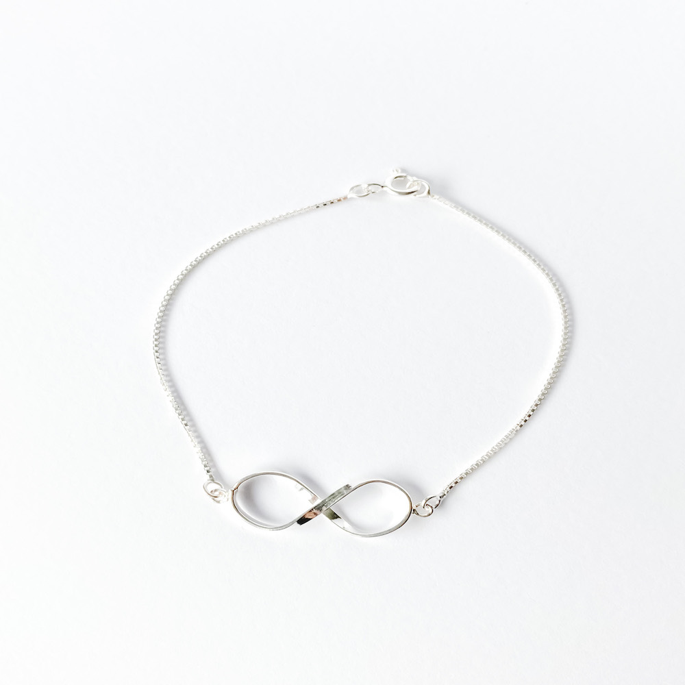 Infinity Silver bracelet - Victoria Jewellery